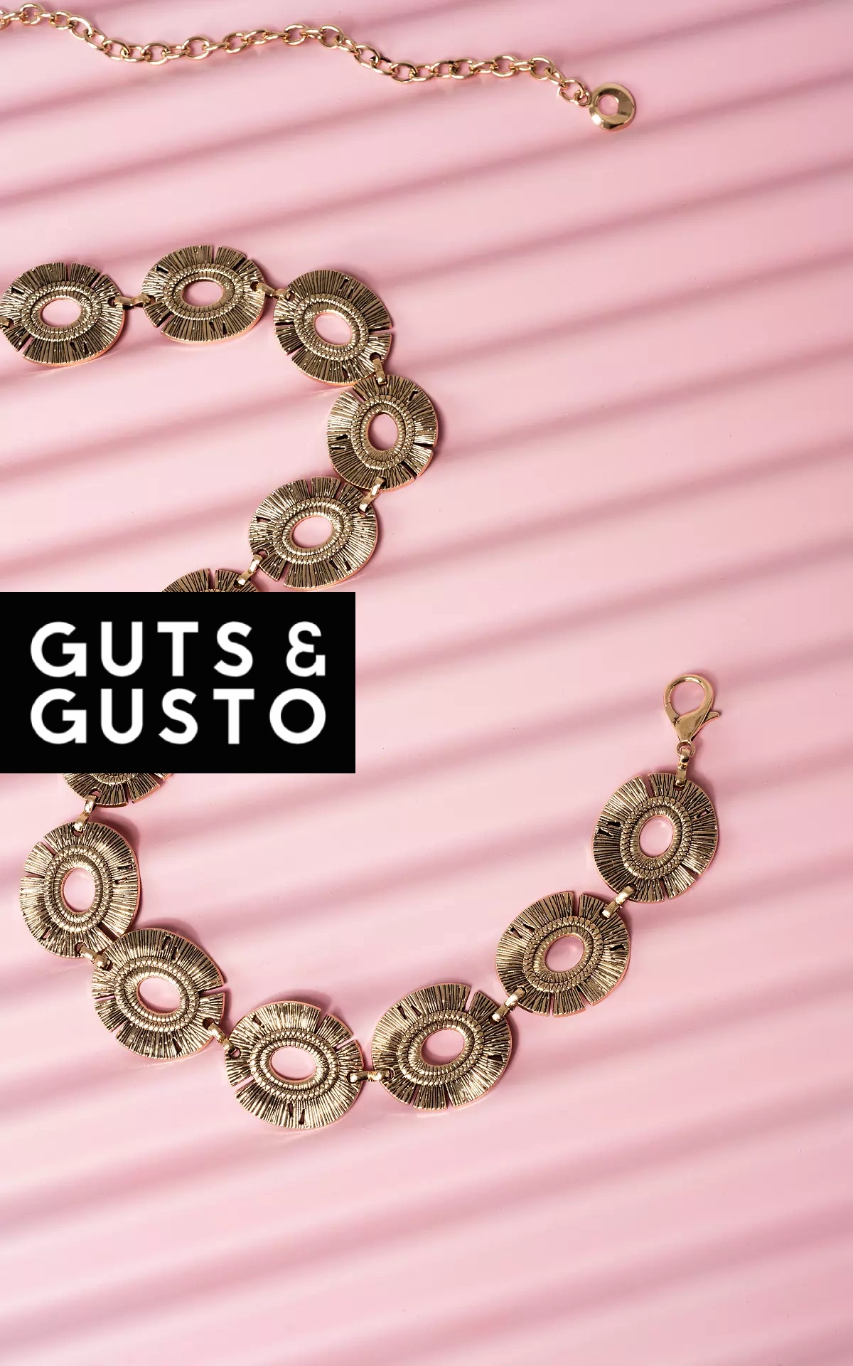 Metal belt - Gold | Guts & Gusto | GUTSGUSTO.COM