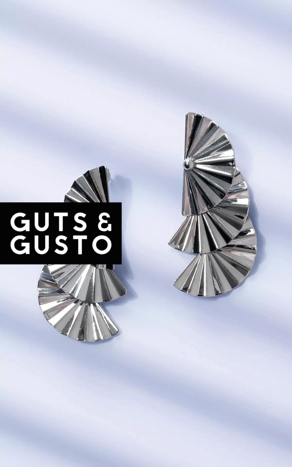 Stainless steel earrings - Silver | Guts & Gusto