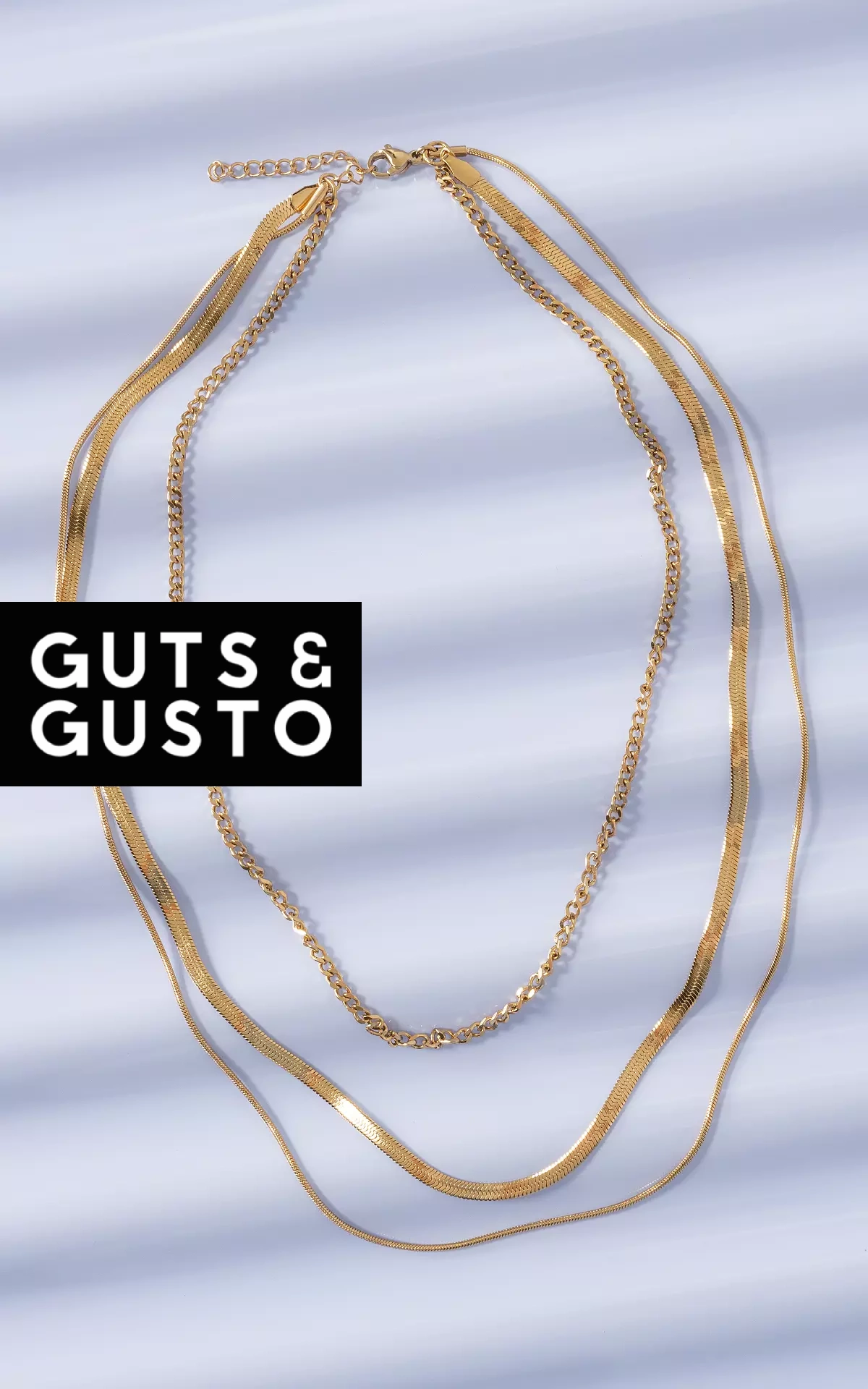 Adjustable necklace - Gold | Guts & Gusto | GUTSGUSTO.COM