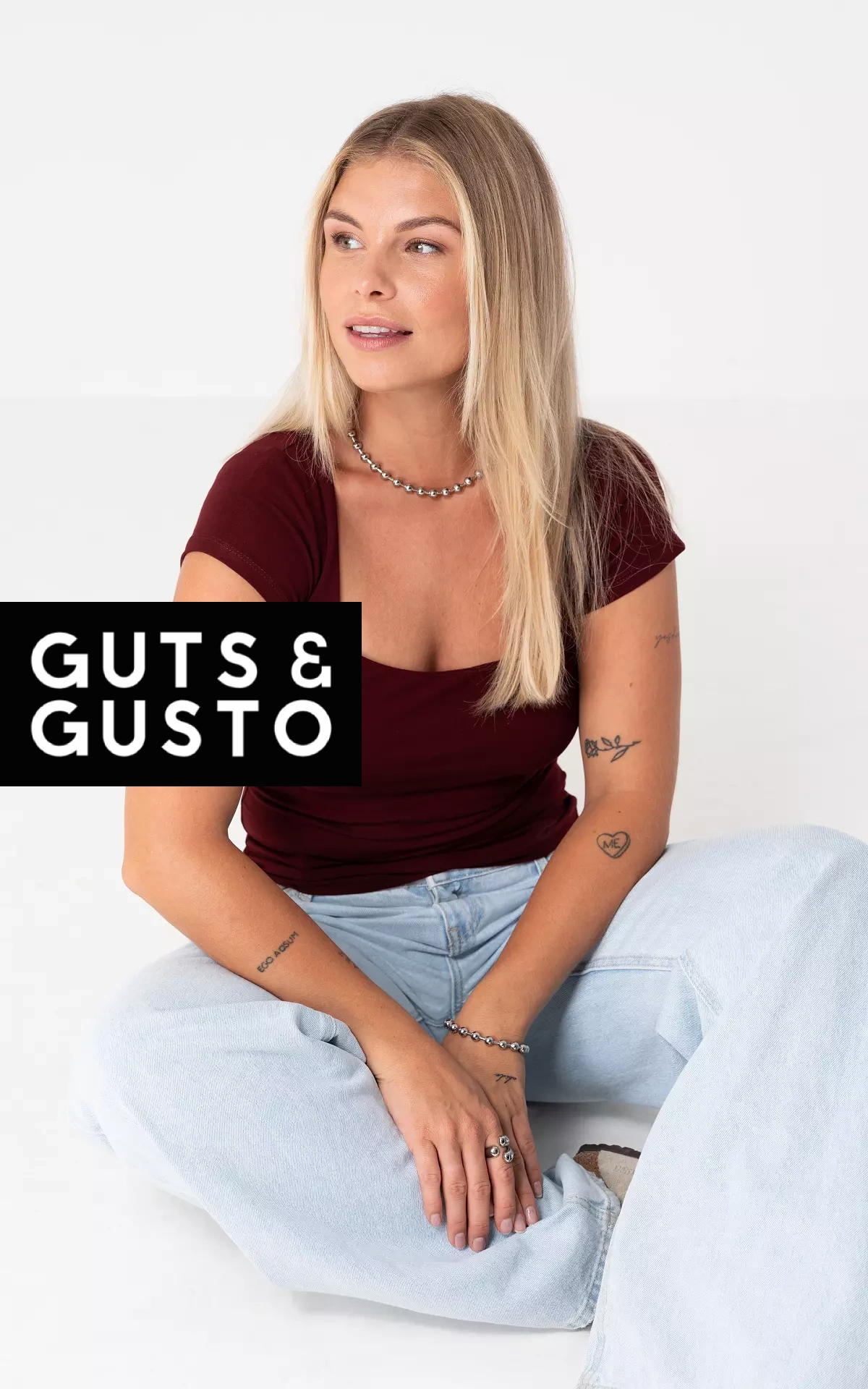 Basic top - Bordeaux | Guts & Gusto | GUTSGUSTO.COM