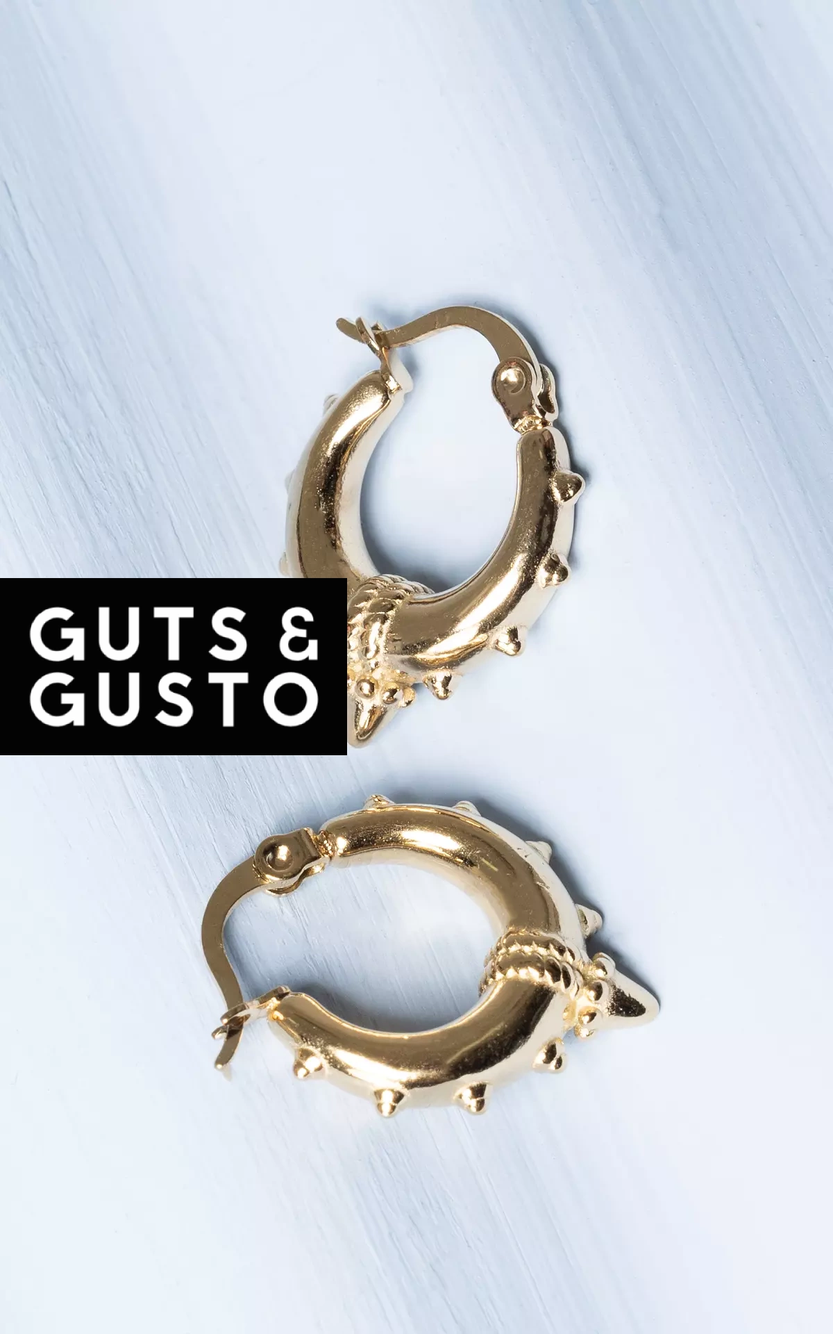 Stainless steel earrings | Guts & Gusto | GUTSGUSTO.COM