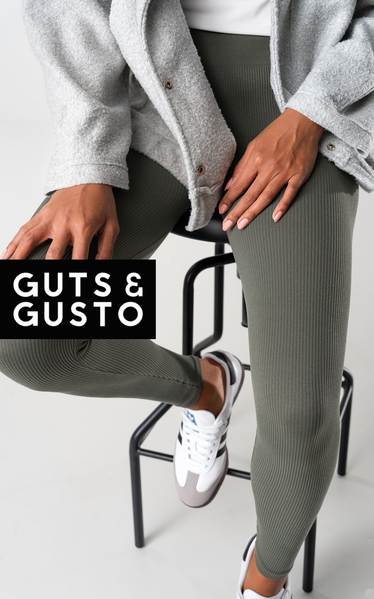 Seamless legging - Green | Guts & Gusto | GUTSGUSTO.COM